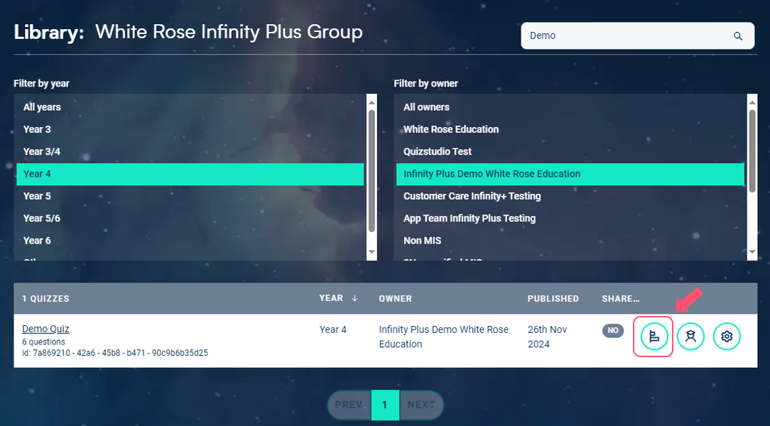How to view quiz results