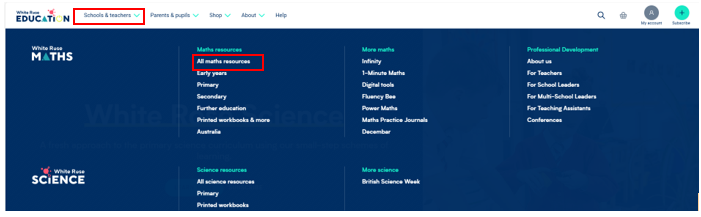 Accessing our Maths schemes of learning
