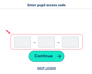 How do pupils access an assigned quiz?